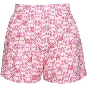 PINKO Short burro/rosa logo all-over - Stileo.it