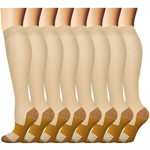 Iseasoo Calze a compressione in rame per uomini e donne, ideali per ...