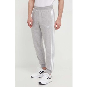 adidas Originals joggers 3-Stripes Pant colore grigio IM9318 - Stileo.it