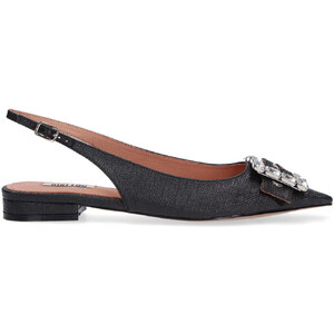 Bibi Lou scarpa bassa a chanel raffia nera - Stileo.it