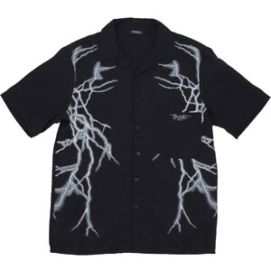 phobia Camicia Manica Corta Uomo Lateral Lightning Shirt Black/white ...