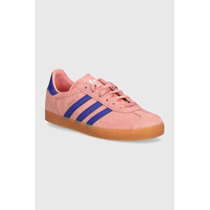 adidas Originals sneakers in camoscio per bambini GAZELLE colore rosa ...