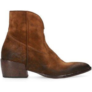 Texano Elena Iachi E3641 in camoscio cognac - Stileo.it