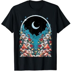 Cottagecore Aesthetic Witchy Womans Flower Moon Strega Fiore E Luna ...