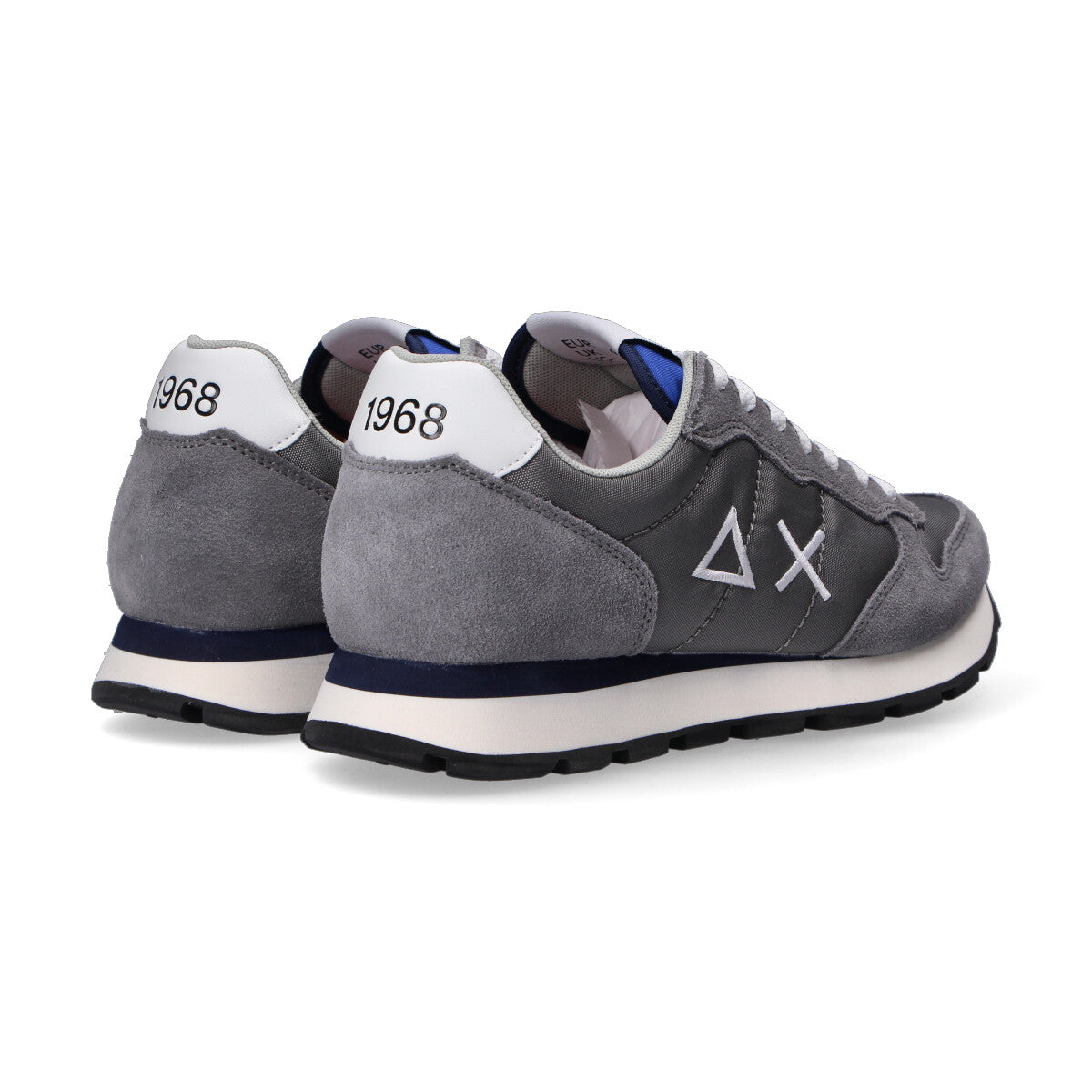 SUN68 sneaker Tom solid nylon grigio - Stileo.it