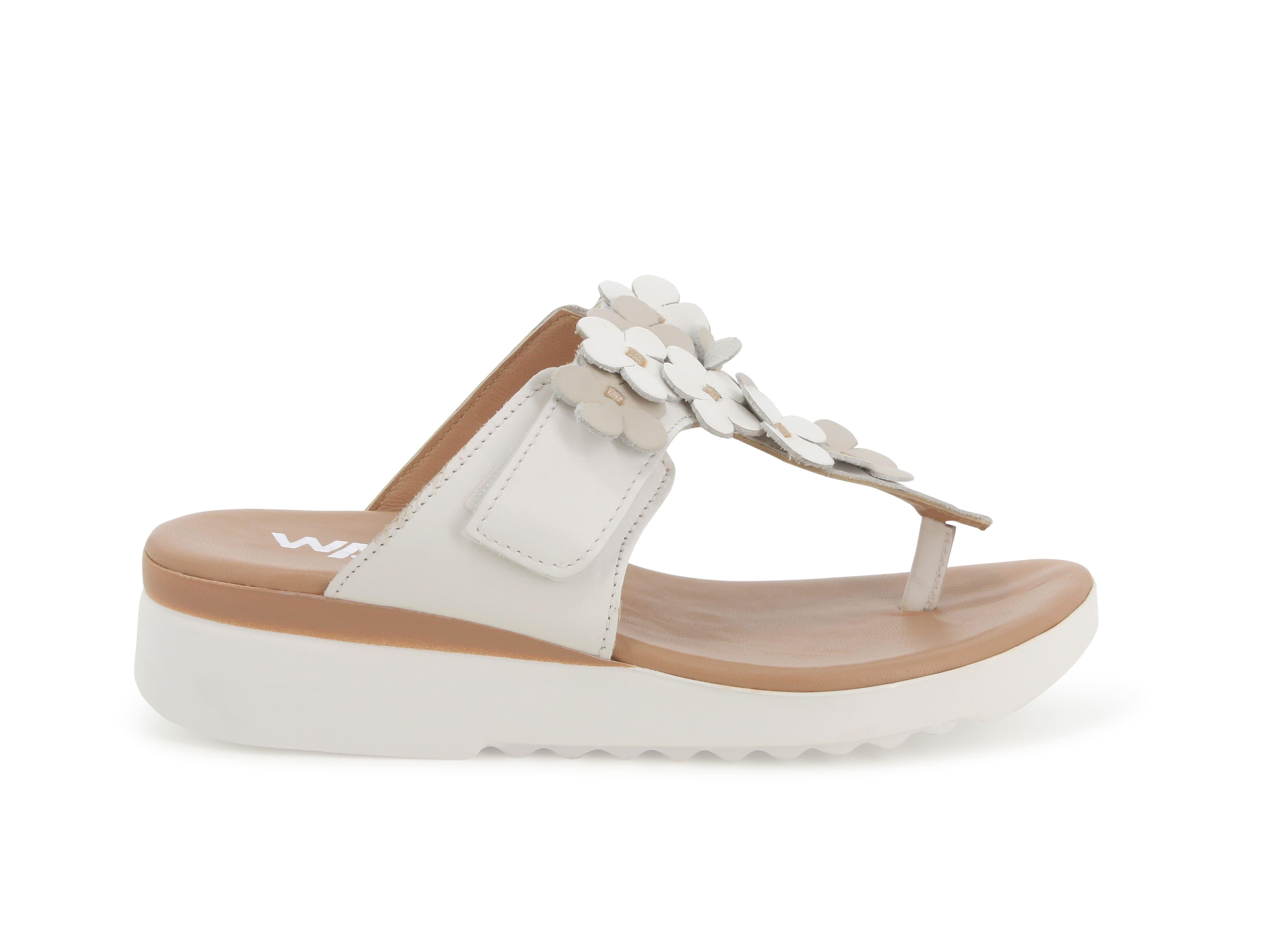Melluso Infradito in pelle bianco 019151b - Stileo.it