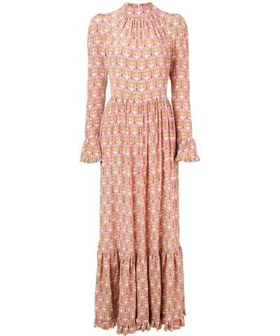 Vestiti di seta a fiori peplo da donna LA DOUBLE J Taglia: XL ...