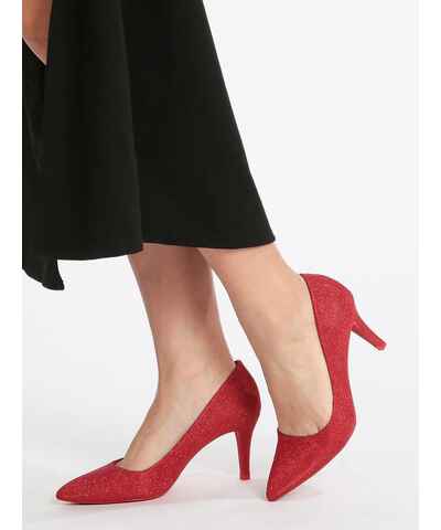 Scarpe da sera da cerimonia antiscivolo rosse da donna FIORI & SPINE ...