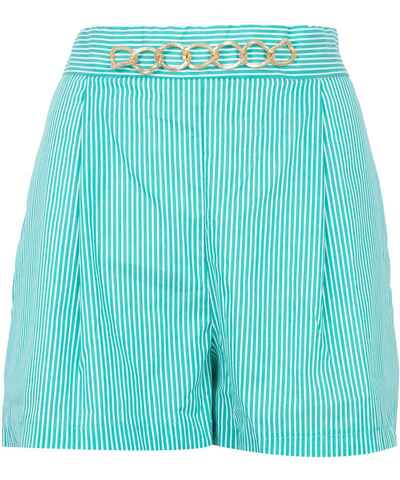 Pantaloncini turchese LE VOLIÈRE, Estate 2024 - Stileo.it