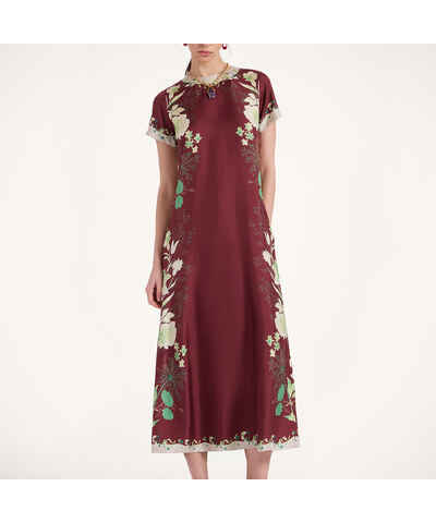 Vestiti estivi di seta bordeaux da donna LA DOUBLE J, Primavera/Estate ...