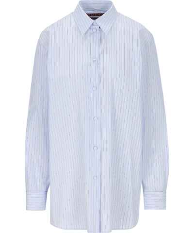 Camicie a righe monospalla, Estate 2025 - Stileo.it