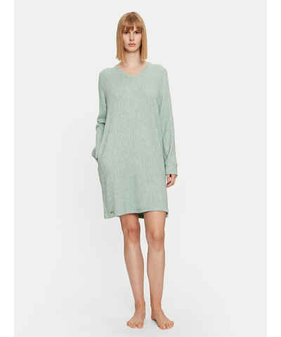 Indumenti da notte di viscosa a maniche lunghe menta da donna Selmark ...