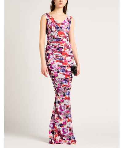 Vestiti primaverili boho maxi rossi da donna CHIARA BONI LA PETITE ROBE ...