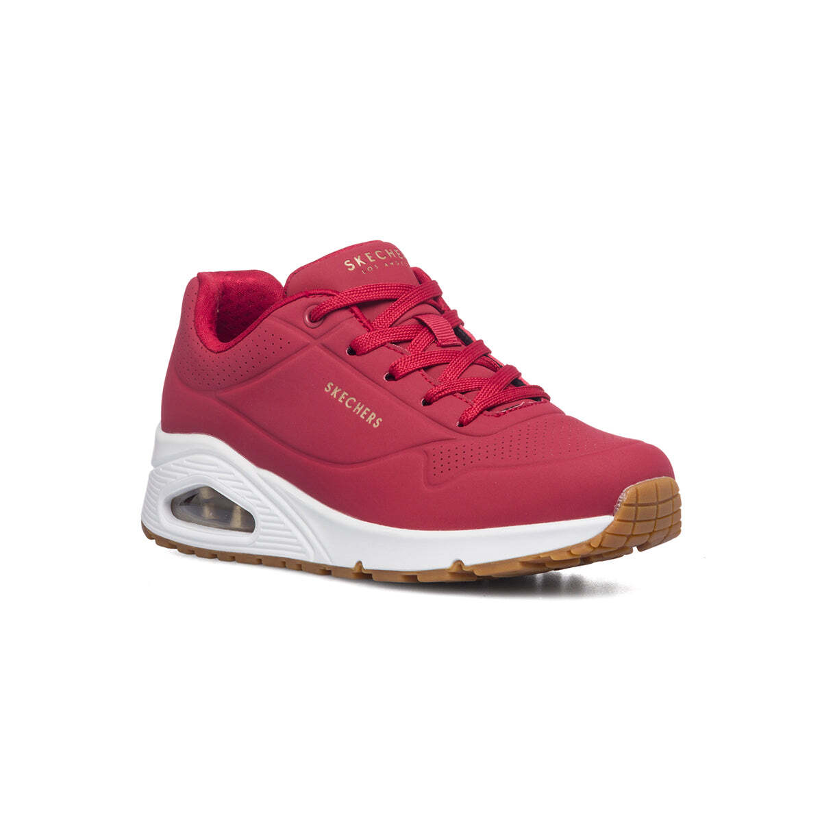 Sneakers rosse con suola ad aria Skechers Uno - 40 - Stileo.it