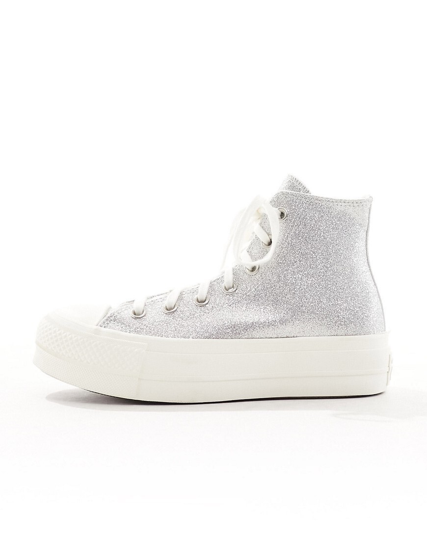Converse - Chuck Taylor All Star Lift - Sneakers alte color argento ...
