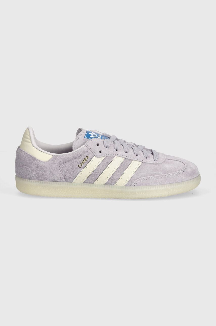 adidas Originals sneakers in camoscio Samba OG colore violetto IG6176 ...