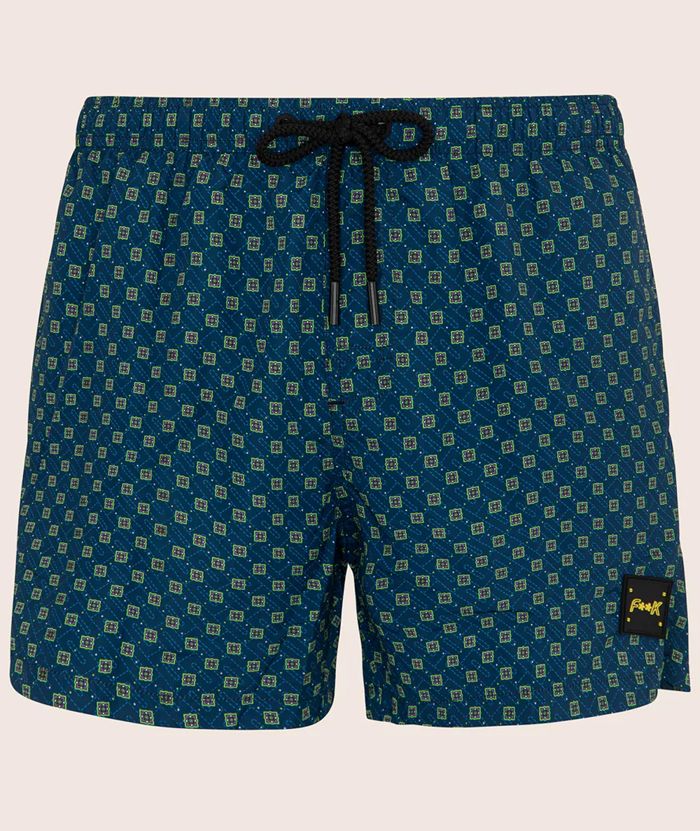 F**K UOMO Costume da mare boxer Mood Micro Pattern - Stileo.it