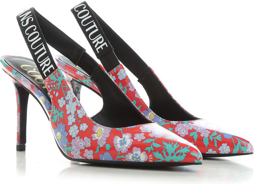 Versace Jeans Couture Scarpe con Tacco da Donna In Saldo, Rosso, Eco ...