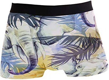 456 Boxer Uomo Palma Dell'Elefante Mutande Slip Intimo Classiche Intimo ...