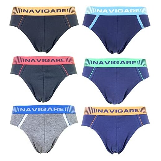Navigare 6 Slip Uomo Underwear Mutanda Intimo Elasticizzato Elastico ...