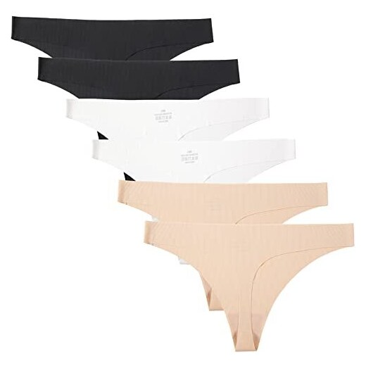 Kfnire Perizoma Donna Slip Thong Tanga in Microfibra, Niente Spettacolo ...