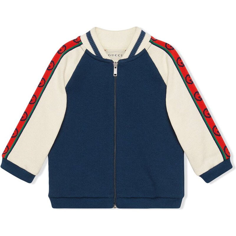 Gucci Kids Felpa Interlocking G - Blu - Stileo.it