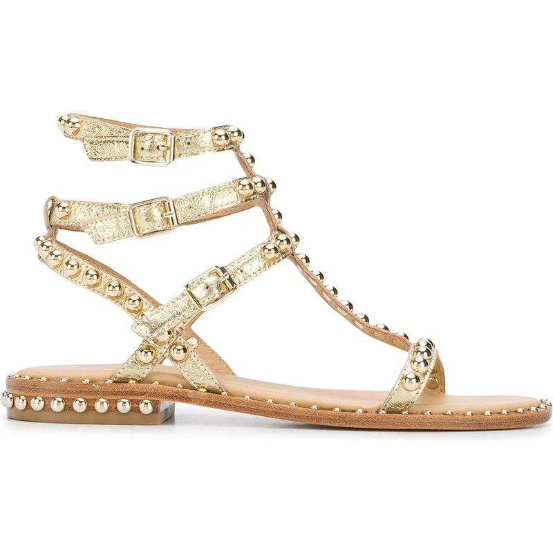 ASH Sandali con borchie - Oro. Donna - Stileo.it