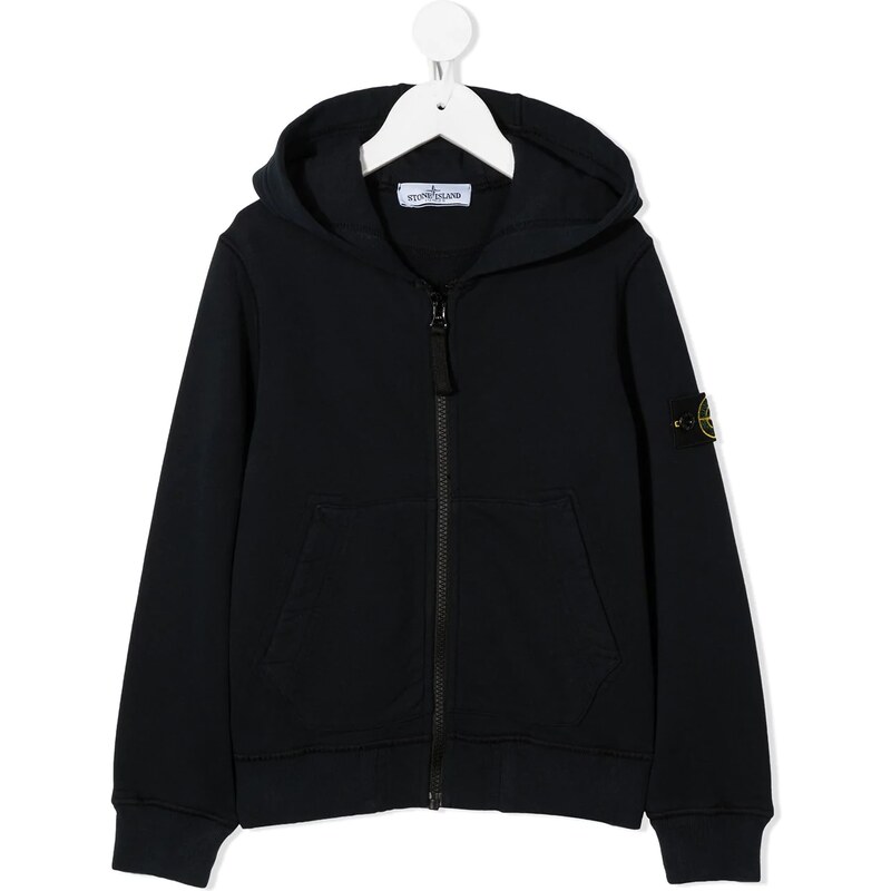 Stone Island Junior Felpa con applicazione - Blu. Bambino - Stileo.it Stone Island Junior Felpa con applicazione - Blu. Bambino - Stileo.it
