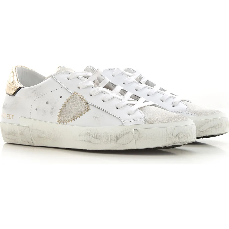 Philippe Model Sneaker Donna In Saldo, Bianco, pelle, 2022, 36 37 38 39 ...