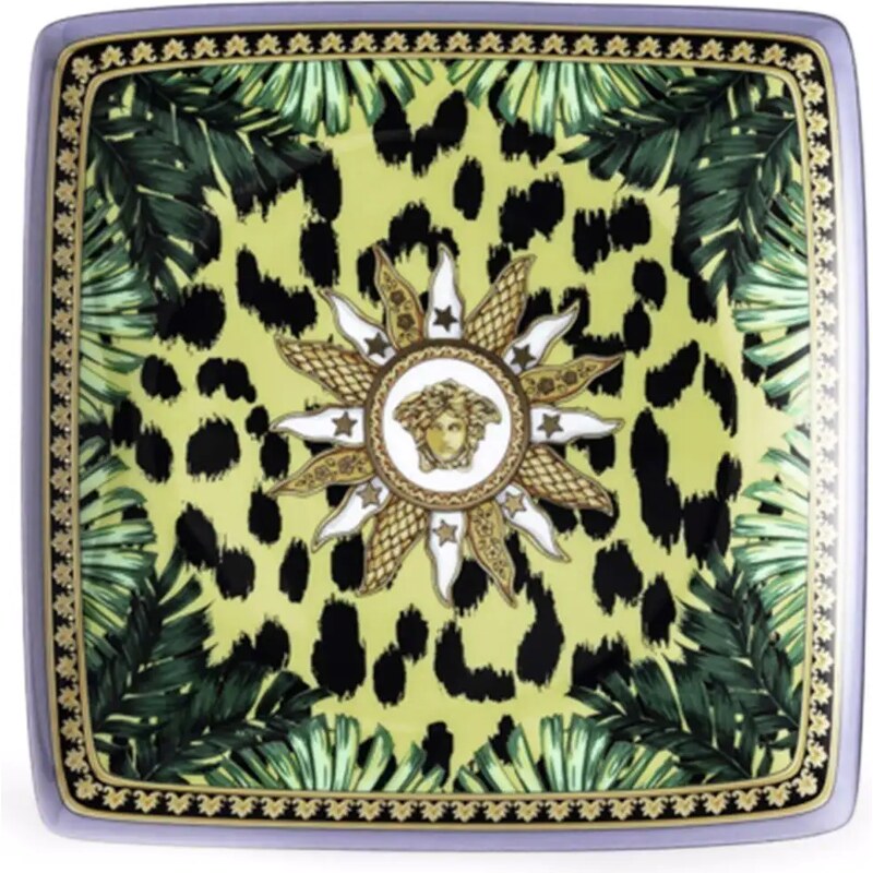 Versace Piatto Jungle Animalier - Verde - Stileo.it
