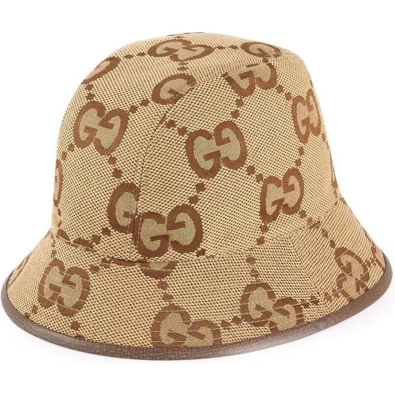 Gucci Cappello bucket GG Supreme - Toni neutri - Stileo.it