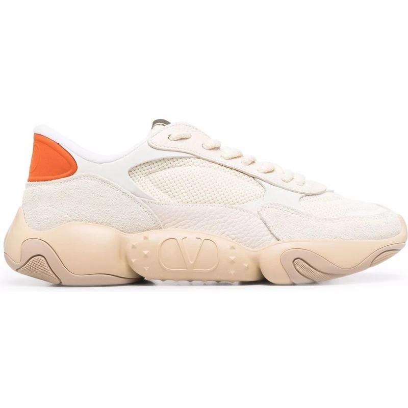 Valentino Garavani Sneakers Bubbleback Mesh VLOGO - Toni neutri - Stileo.it