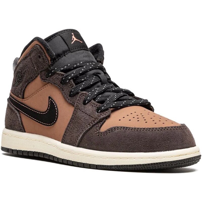 Jordan Kids Sneakers Jordan 1 Mid SE - Marrone - Stileo.it