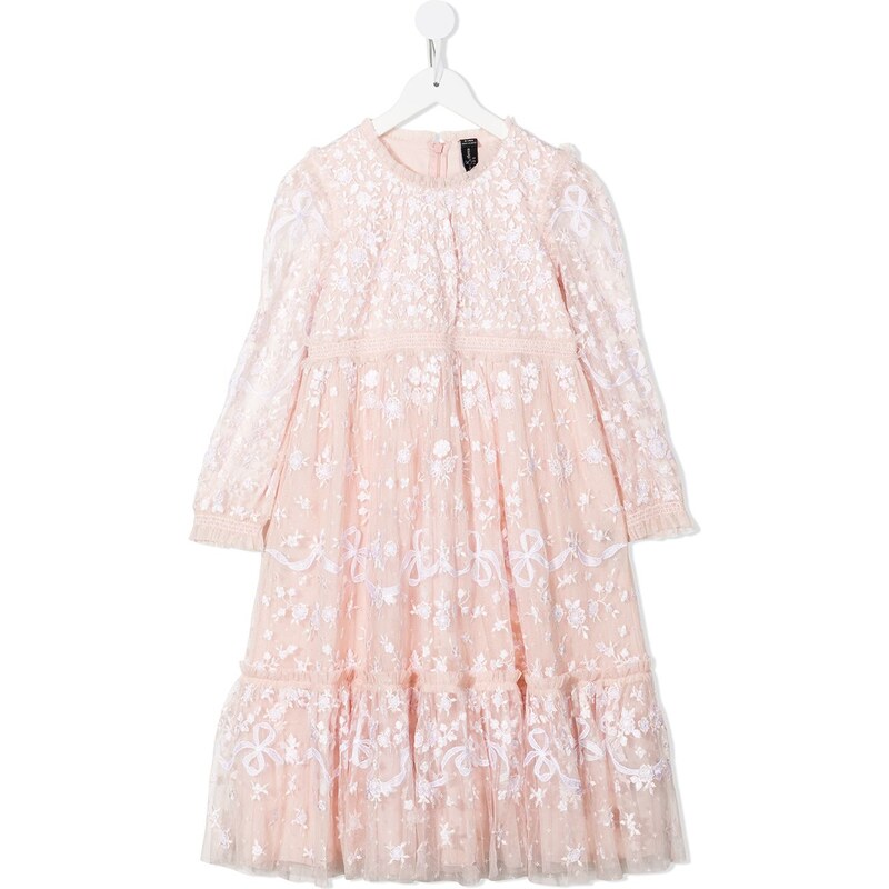 NEEDLE & THREAD KIDS Abito a fiori - Rosa - Stileo.it