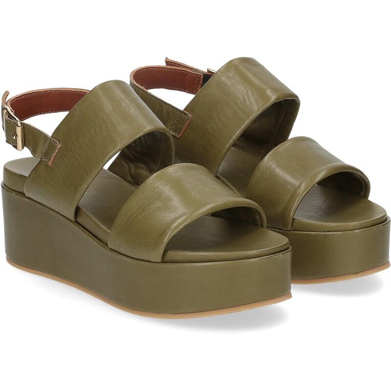 Il Laccio sandalo GL9 pelle verde - Stileo.it