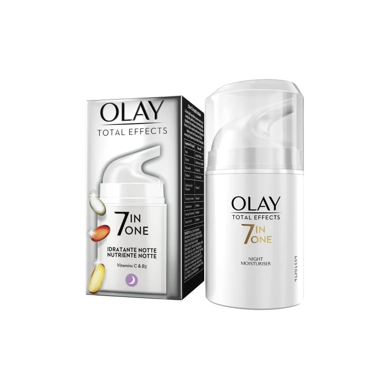 Olay/ Olaz Crema Viso Notte Total Effects 7in1 - Stileo.it