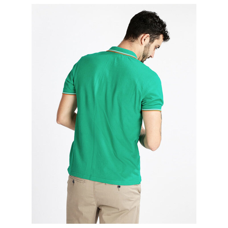 Navigare Polo Da Uomo In Cotone a Maniche Corte Manica Corta Verde ...