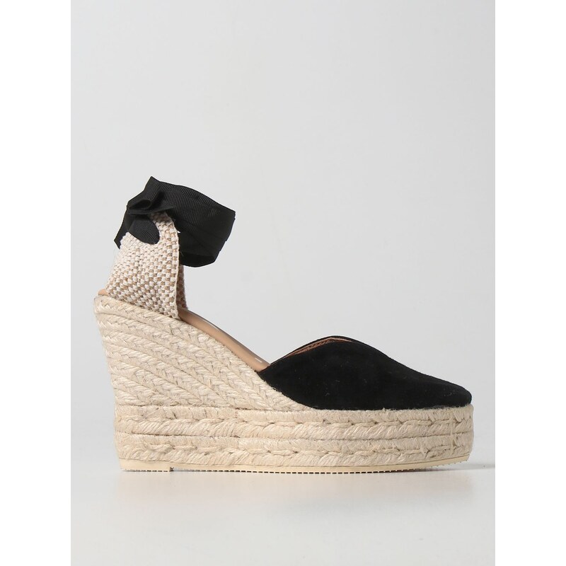 Espadrillas a zeppa Hamptons Manebì in suede. Donna - Stileo.it