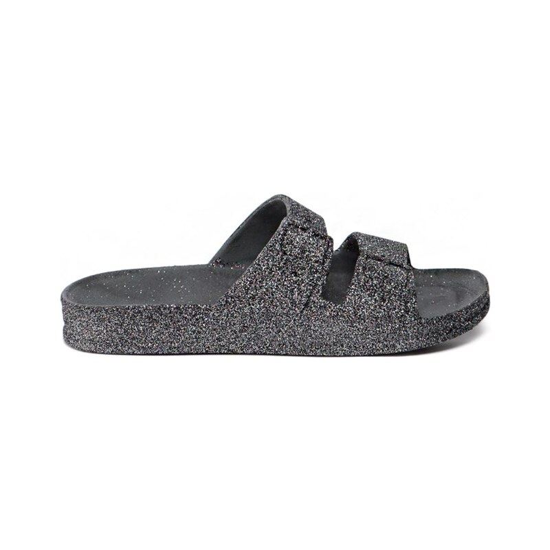 Cacatoes Do Brasil `Trancoso` Flat Sandals In Pvc With Glitter - Stileo.it