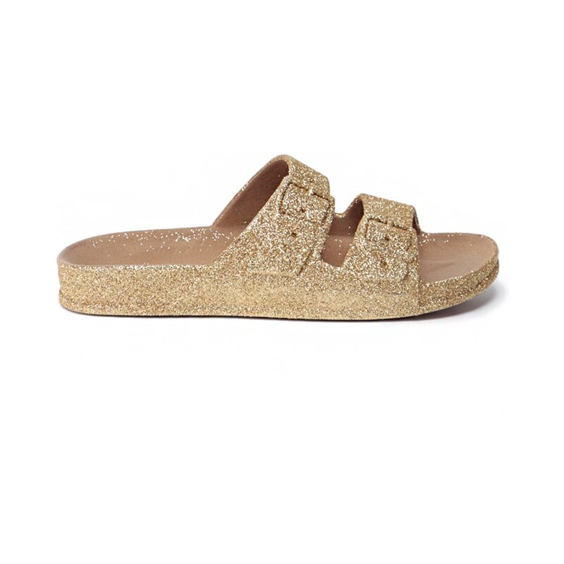 Cacatoes Do Brasil `Trancoso` Flat Sandals In Pvc With Glitter - Stileo.it