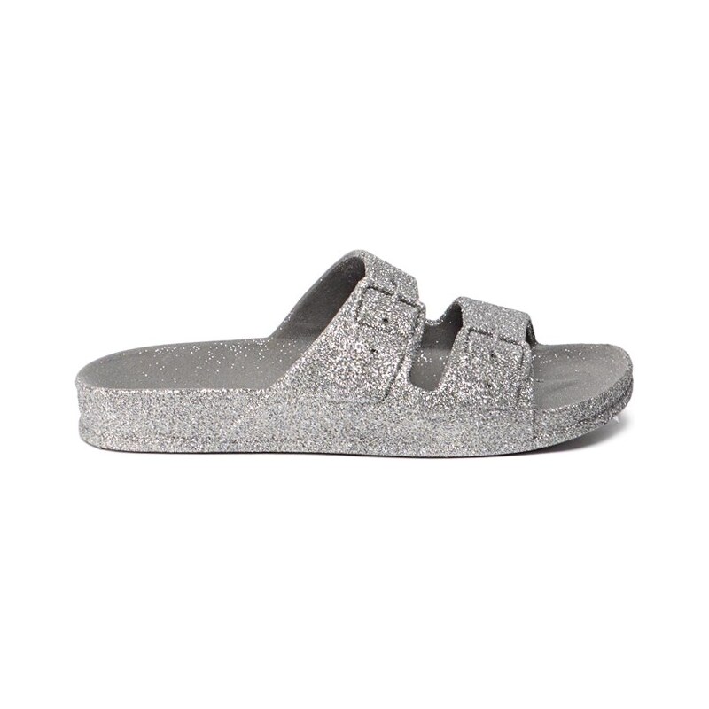 Cacatoes Do Brasil `Trancoso` Flat Sandals In Pvc With Glitter - Stileo.it