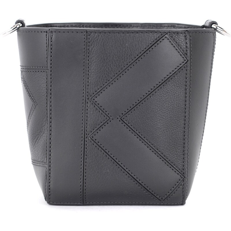 Borsa a tracolla Kenzo Nano Kube in pelle nera. Donna - Stileo.it
