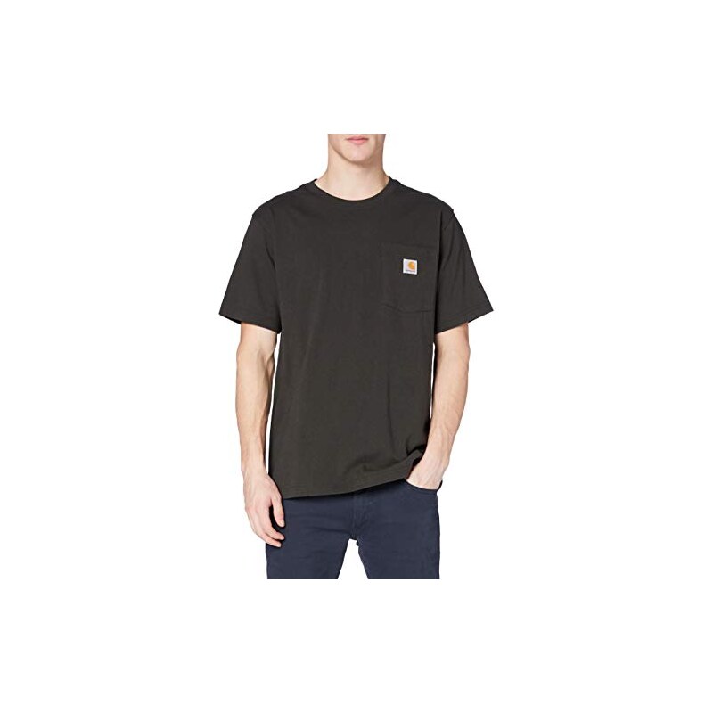 Carhartt Relaxed Fit Heavyweight Short-Sleeve K87 Pocket T-Shirt T ...