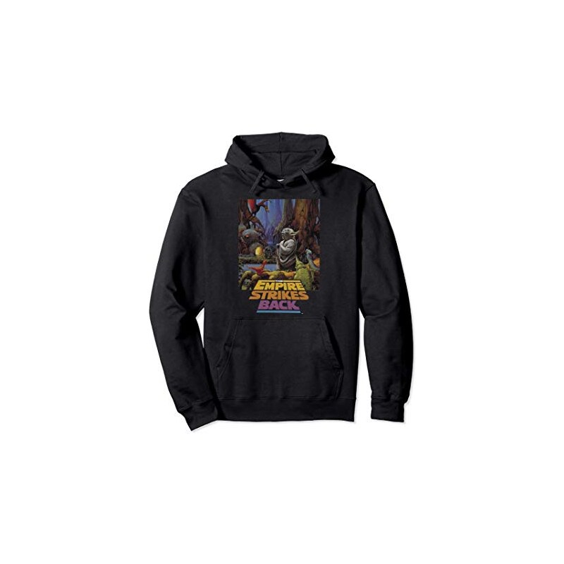 Star Wars The Empire Strikes Back Yoda Portrait Felpa Con Cappuccio Stileoit