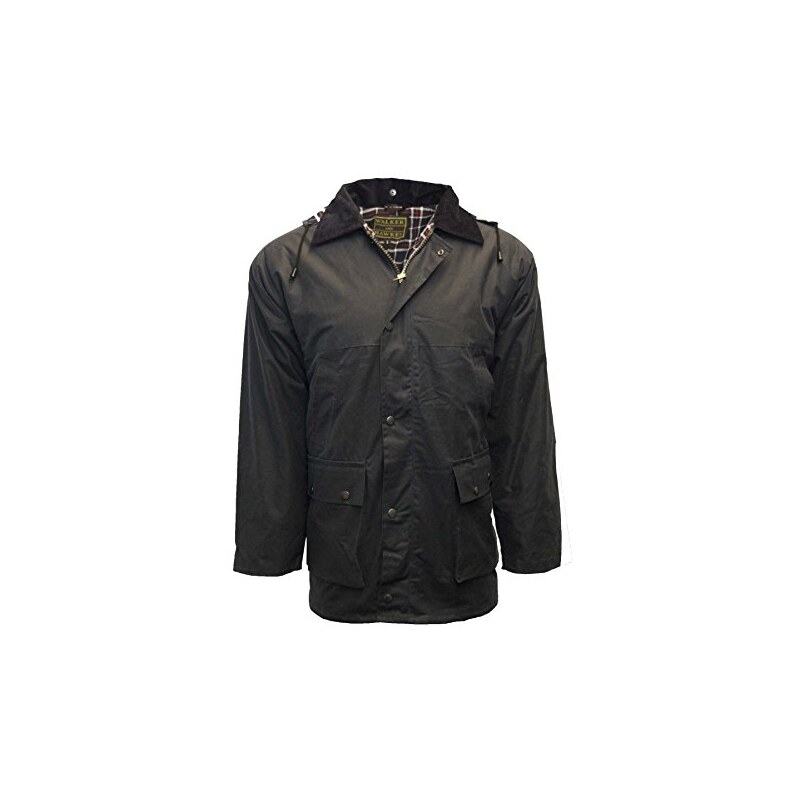 WALKER AND HAWKES - Giacca da uomo in cera non imbottita Benson, Marina ...