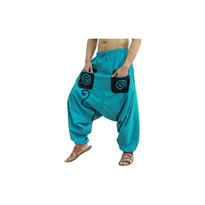 Sarjana Handicrafts Indian Ethnic - Pantaloni da spiaggia da uomo, in ...