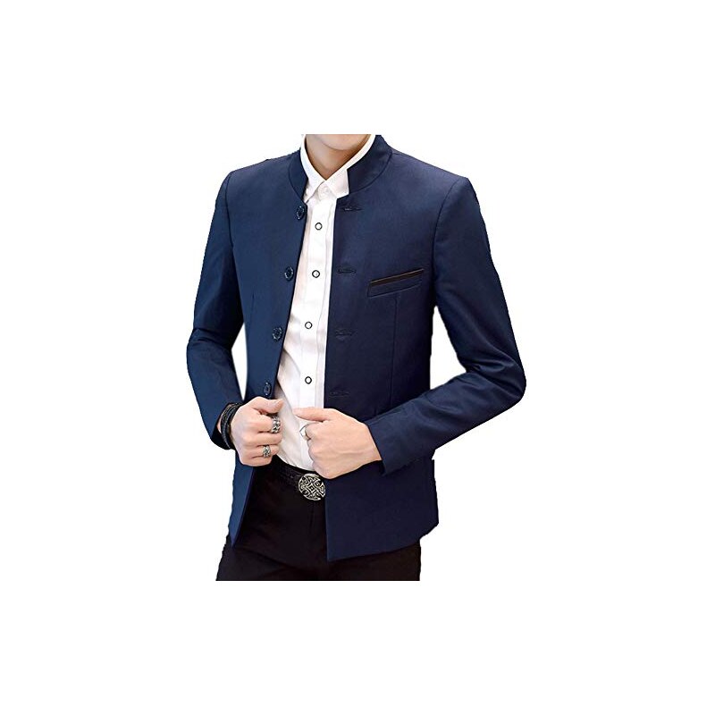 hibasing Giacca da Uomo Formale da Uomo in Stile Cinese con Collo alla ...