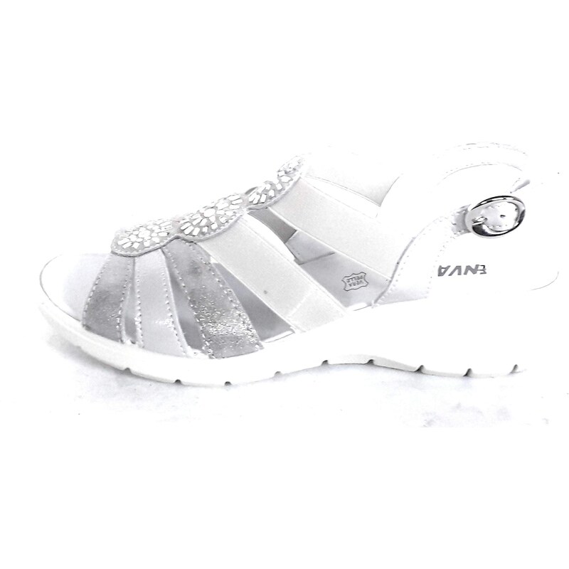 ENVAL SOFT Sandalo Donna in Pelle con Elastici Laterali - Stileo.it