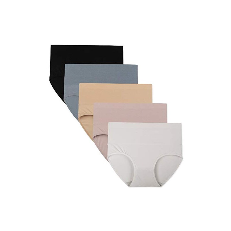 INNERSY Mutande Donna Cotone Vita Alta Intimo Supporto Addominale Slip ...