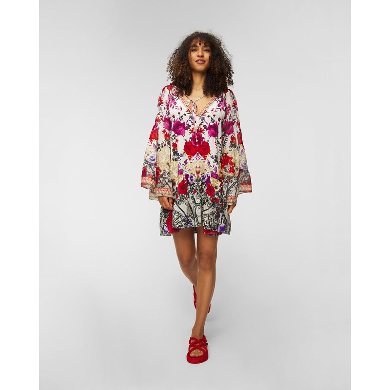 Abito In Seta Camilla Reign Of Roses - Stileo.it